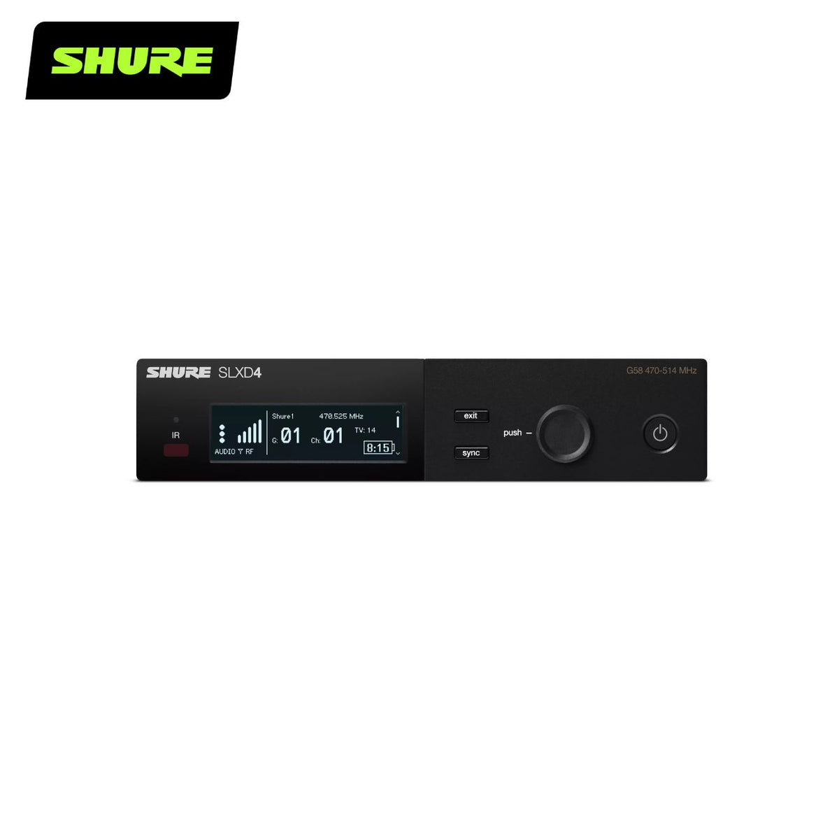 SLXD4 Digital Wireless Receiver – Shure Singapore
