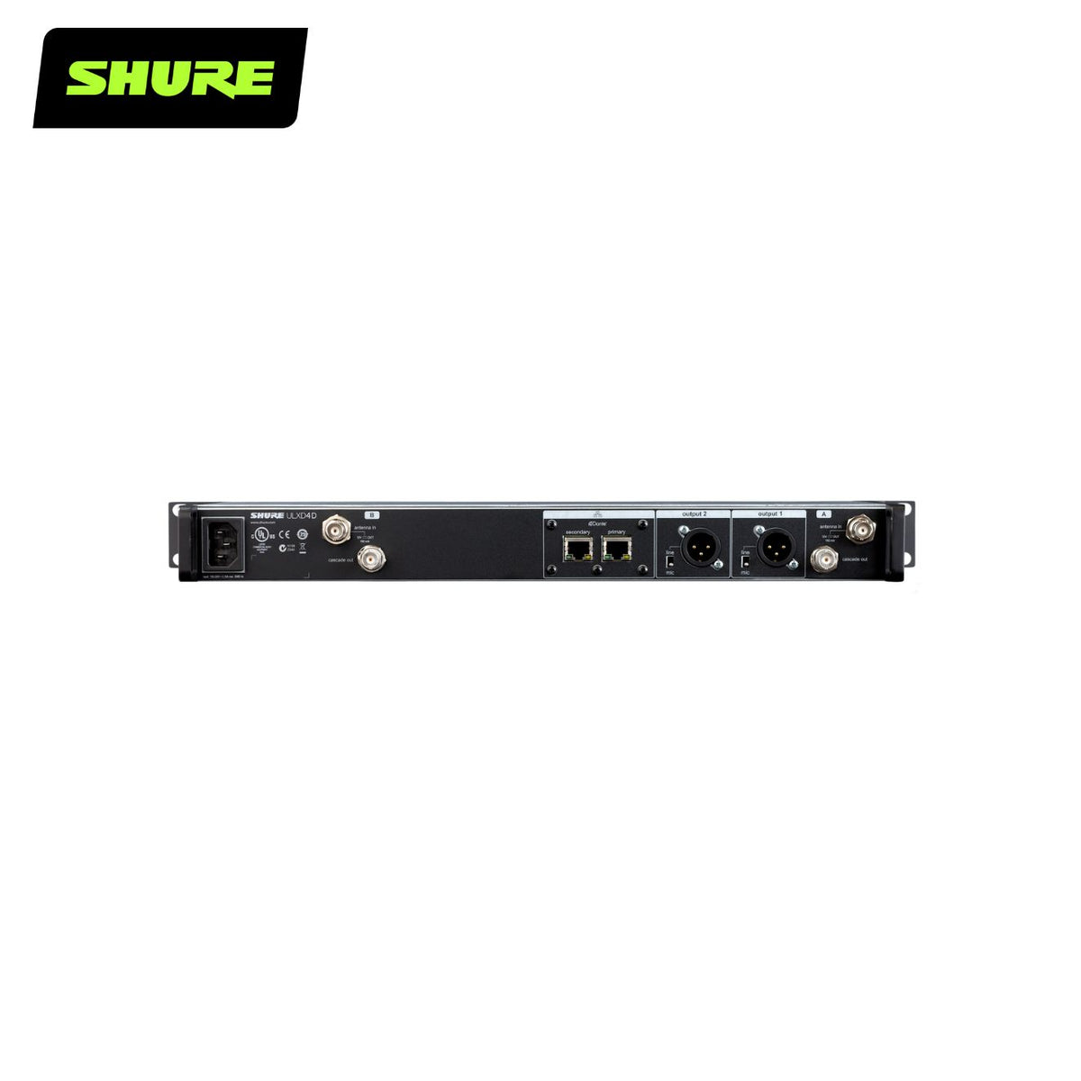 ULXD4D Dual-Channel Digital Wireless Receiver – Shure Singapore