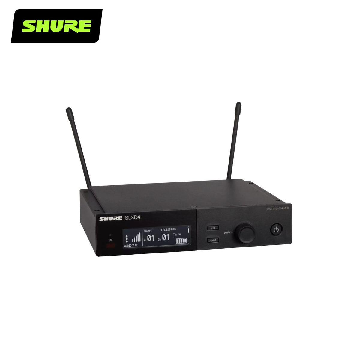 SLXD4 Digital Wireless Receiver – Shure Singapore
