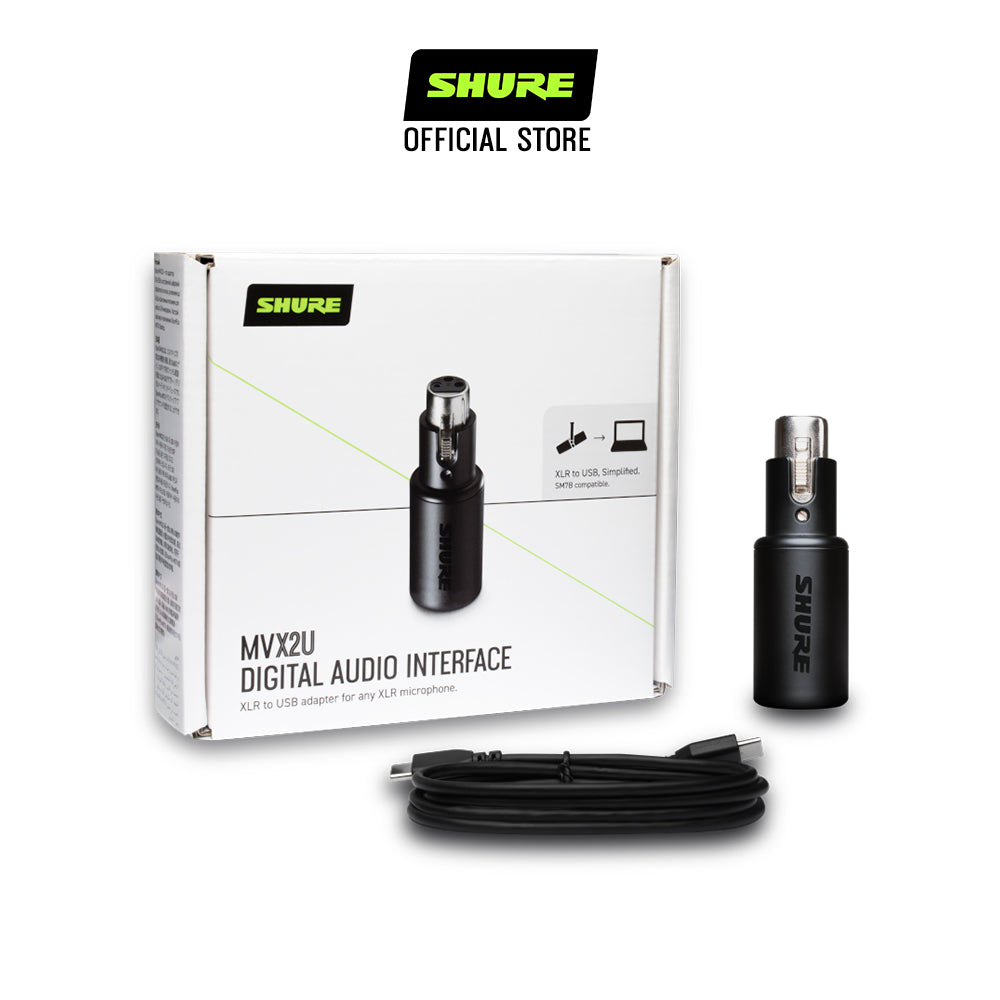 Shure MVX2U Digital Audio Interface | XLR to USB – Shure Singapore